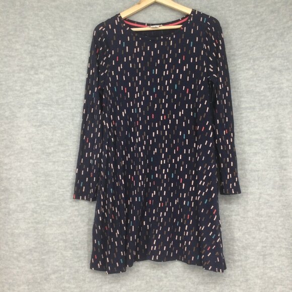 Boden | Dresses | Boden Tunic Shirt Dress 6r Us R Uk Navy Blue Confetti ...